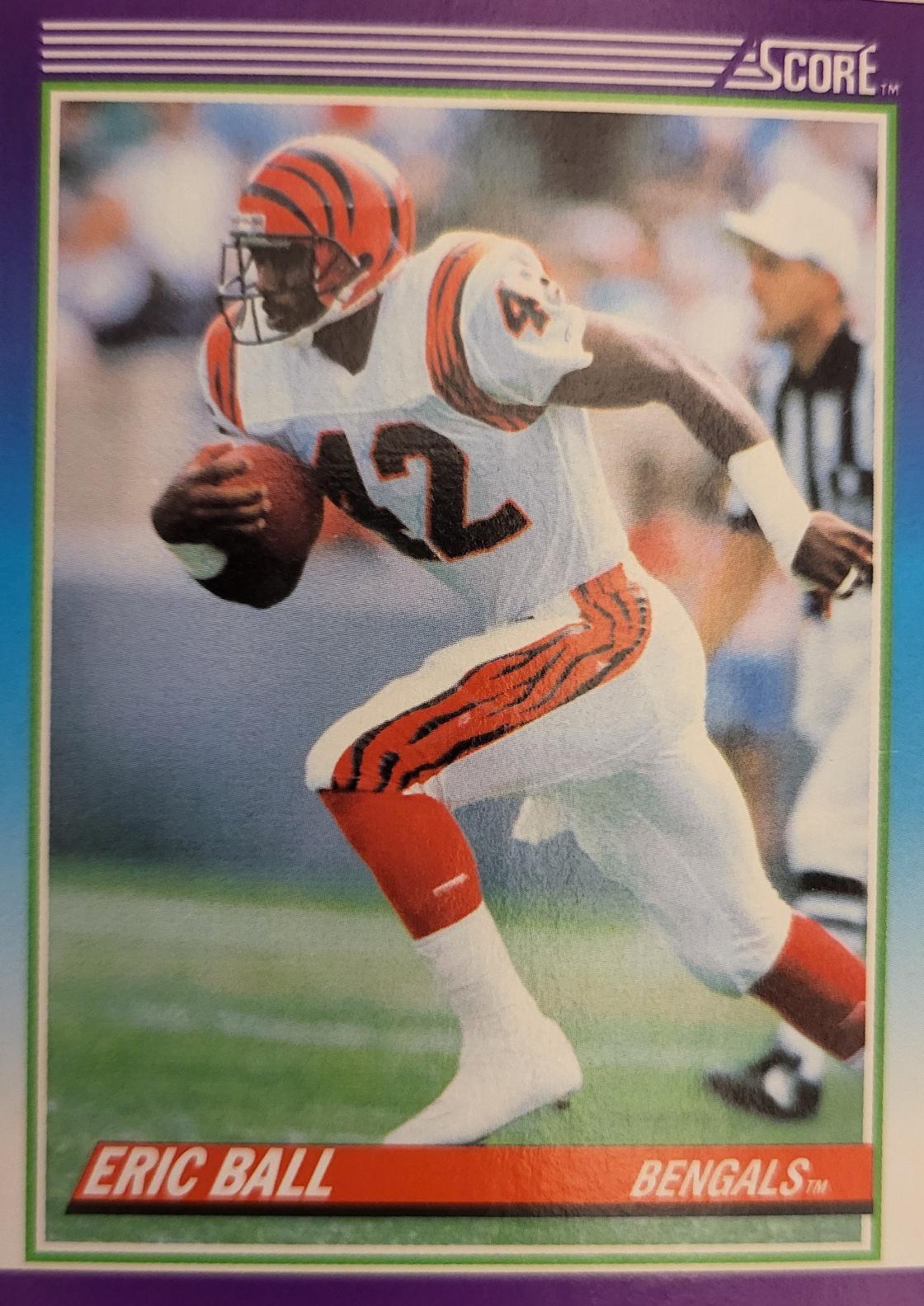 Eric Ball #124 Prices | 1990 Panini Score | Football Cards