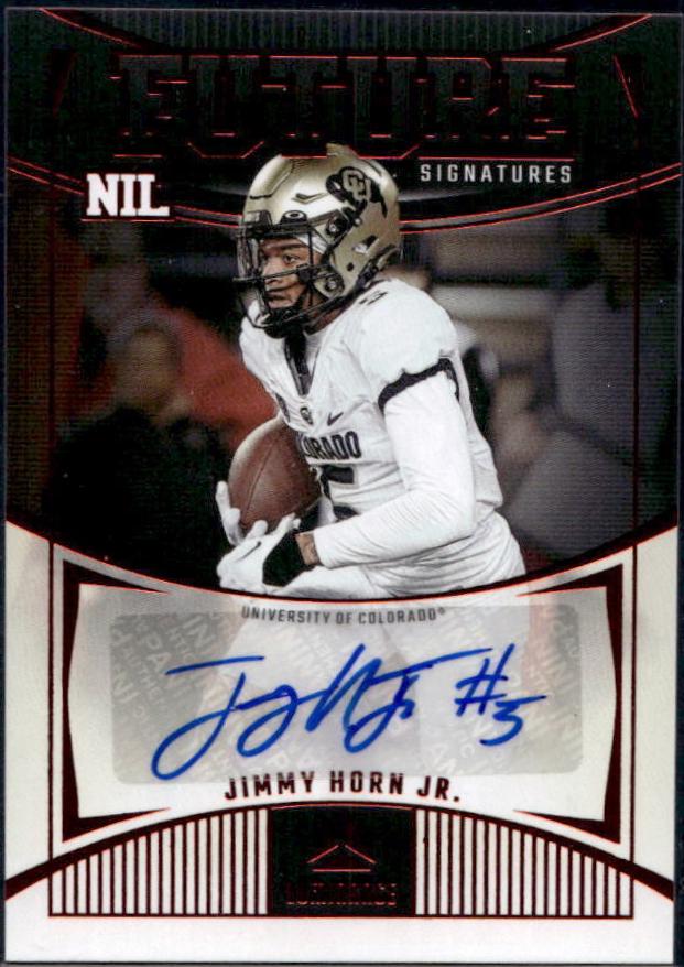 Jimmy Horn Jr. [Red] #FSN-JHN Prices | 2024 Panini Luminance Future ...