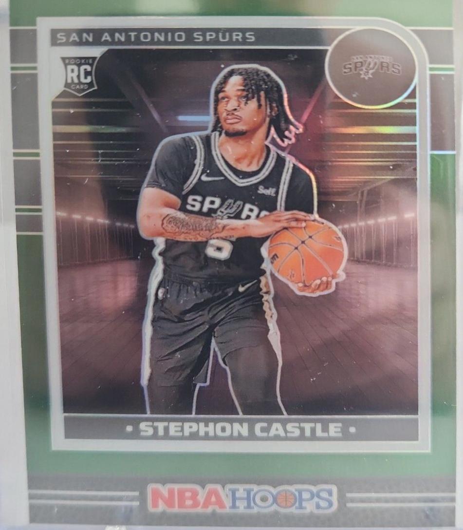 Stephon Castle [Green Prizm Premium] #234 Prices | 2024 Panini NBA ...