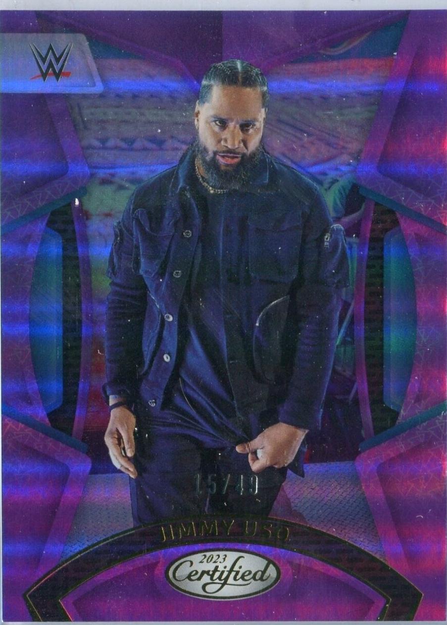 Jimmy Uso [Purple] #208 Prices | 2023 Panini Chronicles WWE | Wrestling ...