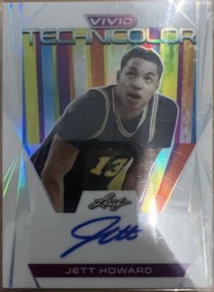Jett Howard [White] #T-JH1 Prices | 2022 Leaf Vivid Technicolor ...