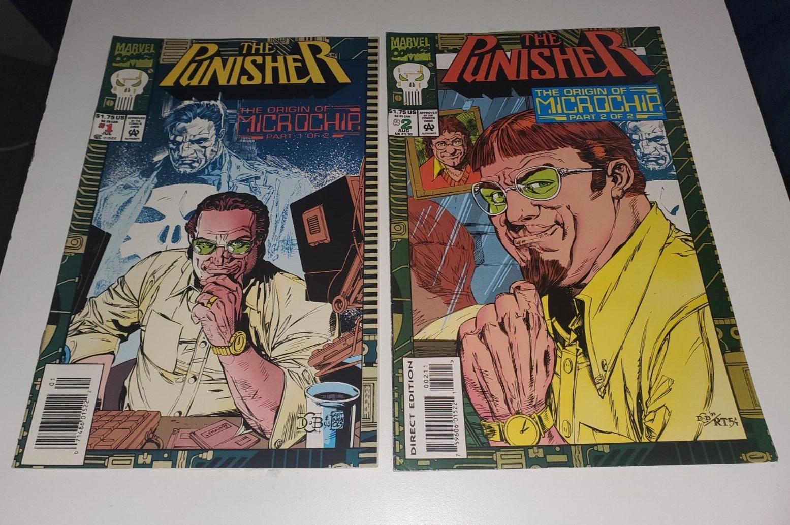 The Punisher: The Origin of Microchip [Newsstand] #2 (1993) Prices ...