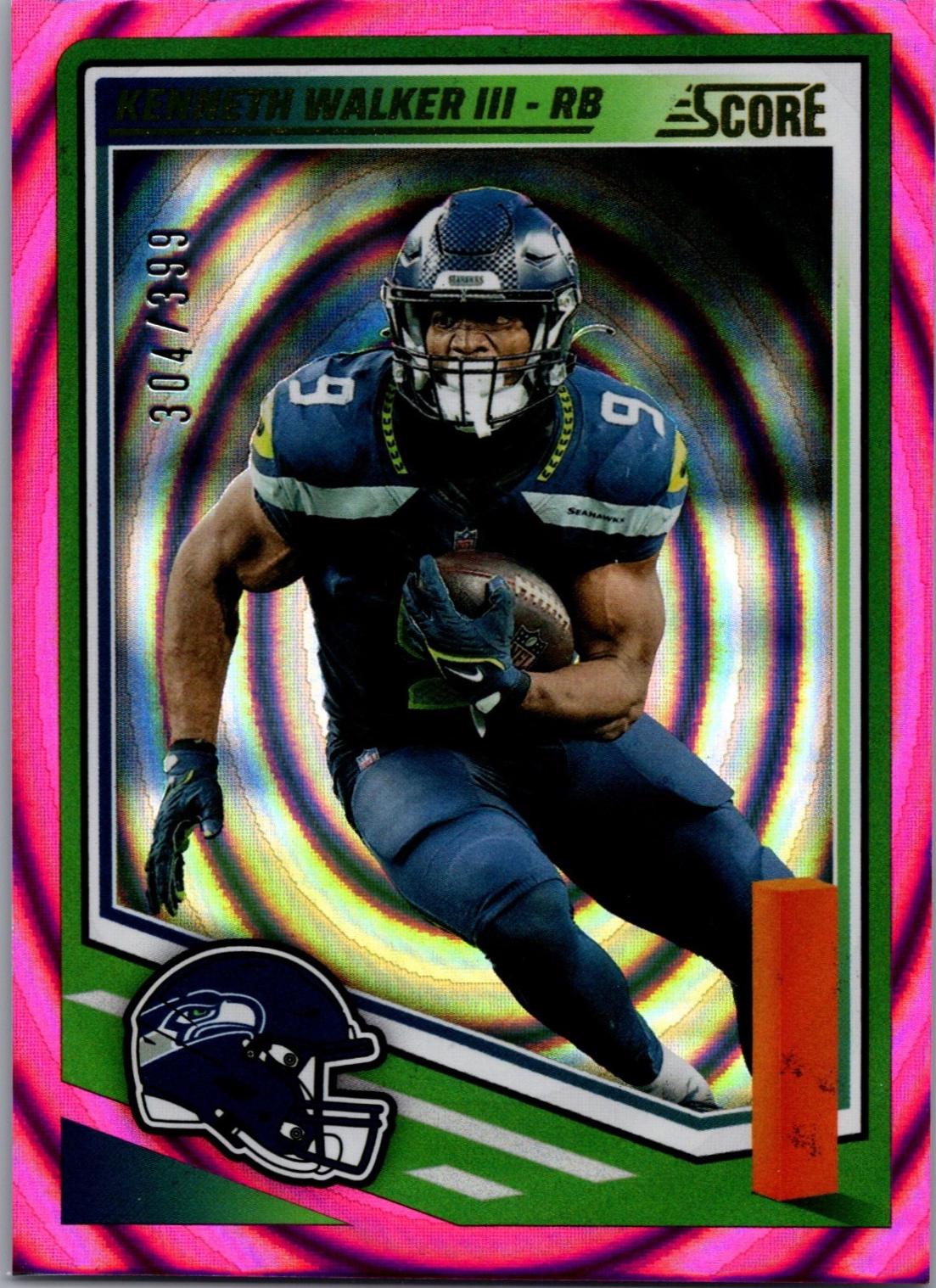 Kenneth Walker III [Ellipse] #297 Prices | 2025 Panini Score | Football ...