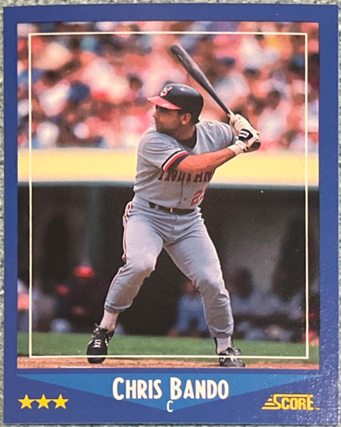 Chris Bando #172 Prices | 1988 Score | Baseball Cards