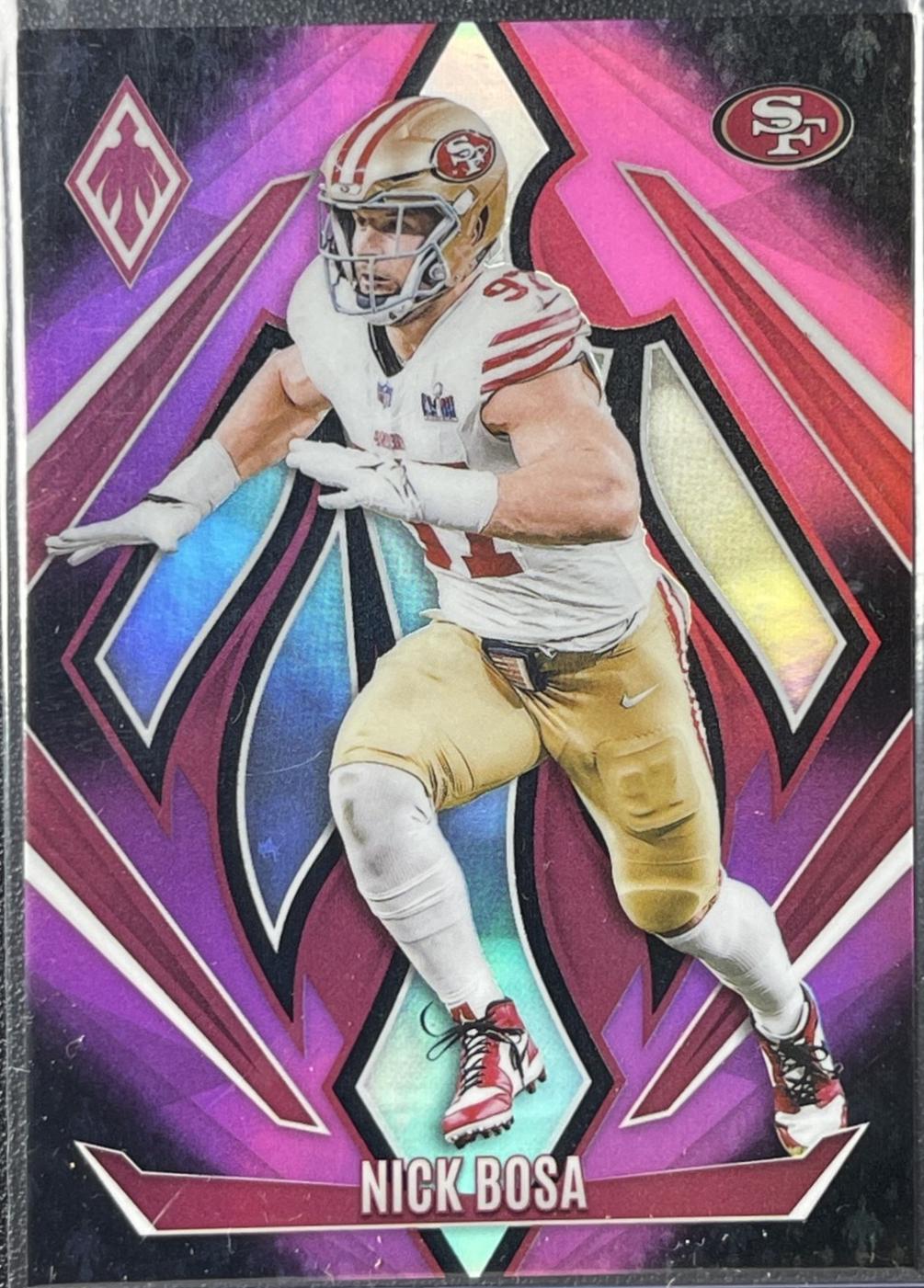 Nick Bosa [Pink Fade] #114 Prices | 2024 Panini Phoenix | Football Cards