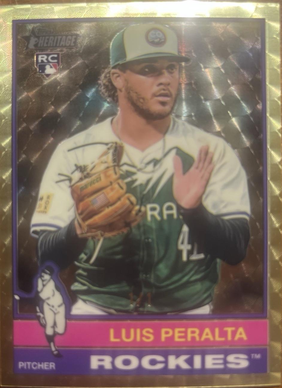 Luis Peralta [Superfractor Chrome Variation] #176 Prices | 2025 Topps ...