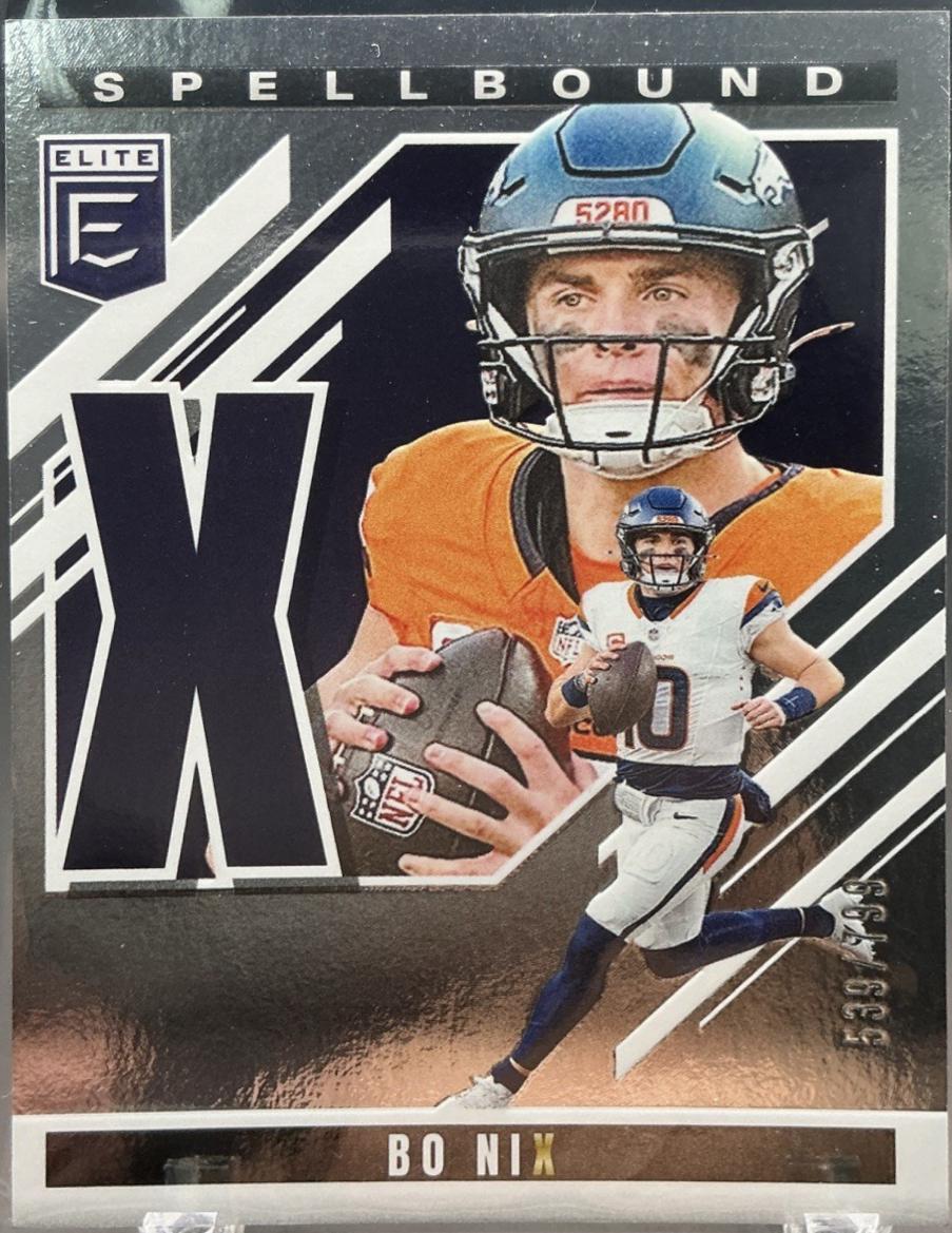 Bo Nix #28 Prices | 2025 Panini Donruss Elite Spellbound | Football Cards