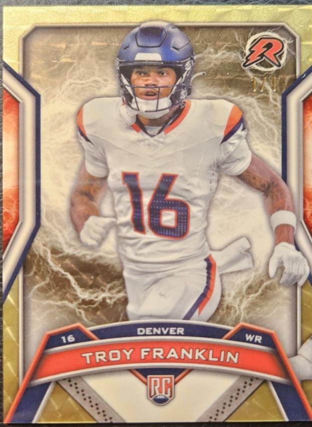 Troy Franklin [Superfractor] #127 Prices | 2024 Topps Resurgence ...