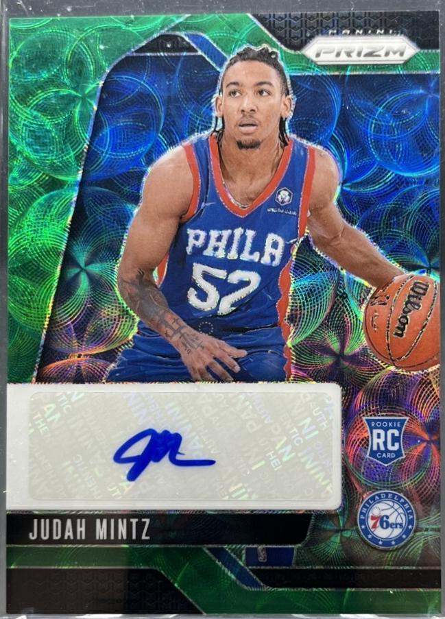Judah Mintz [Choice Green] #RSI-JMP Prices | 2024 Panini Prizm Rookie ...