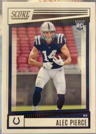 Alec Pierce #386 Prices [Rookie] | 2022 Panini Score | Football Cards