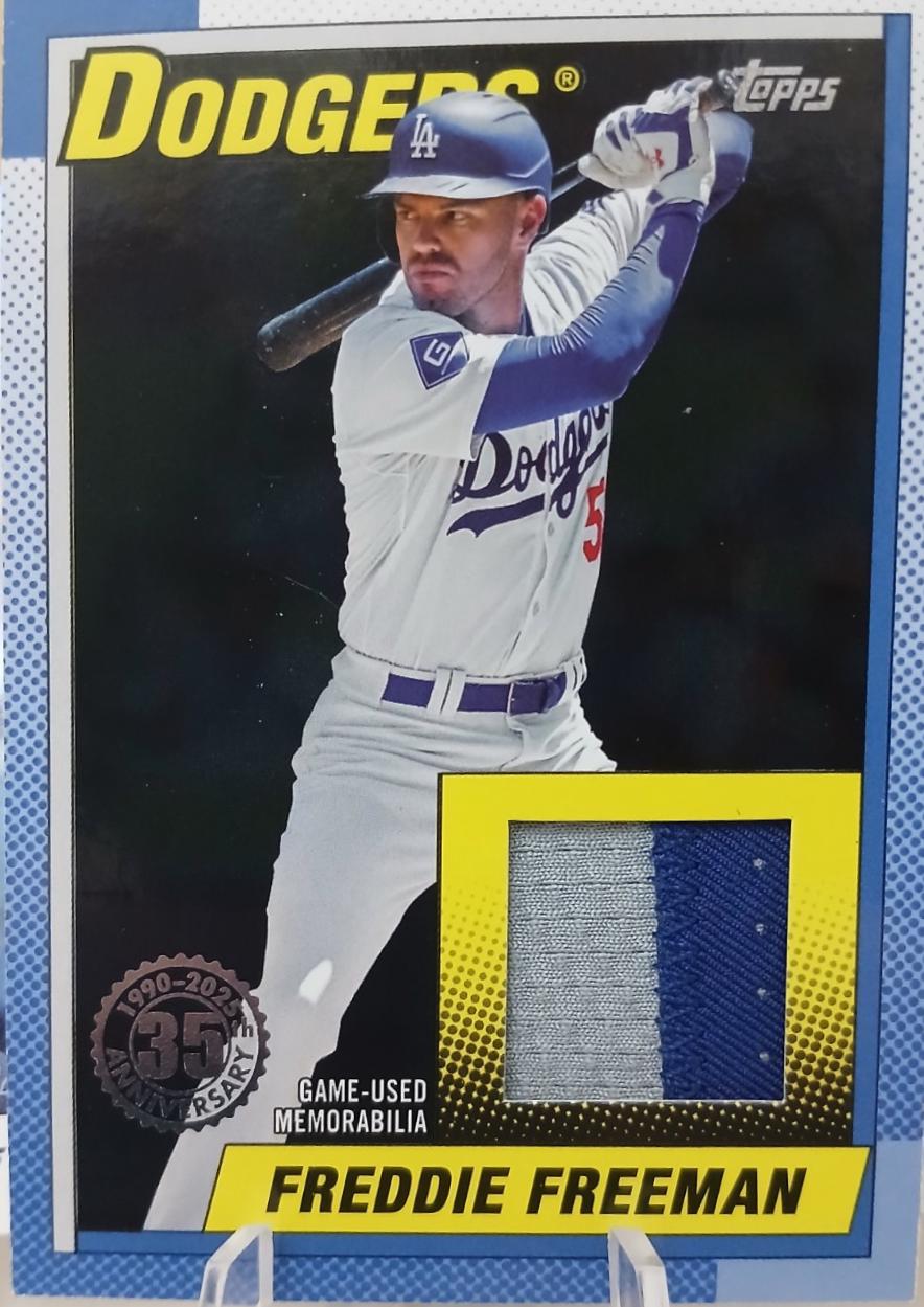 Freddie Freeman [Black] #T90R-FF Prices | 2025 Topps 1990 Relic ...