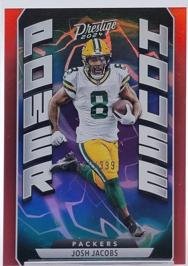 Josh Jacobs [Red Xtra Points] #PH-JJS Prices | 2024 Panini Prestige ...