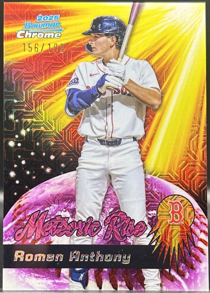Roman Anthony [Pink Mega] #MR-25 Prices | 2025 Bowman Chrome Meteoric ...