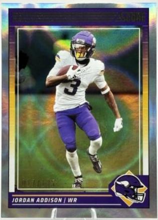 Jordan Addison [Circular] #184 Prices | 2024 Panini Score | Football Cards
