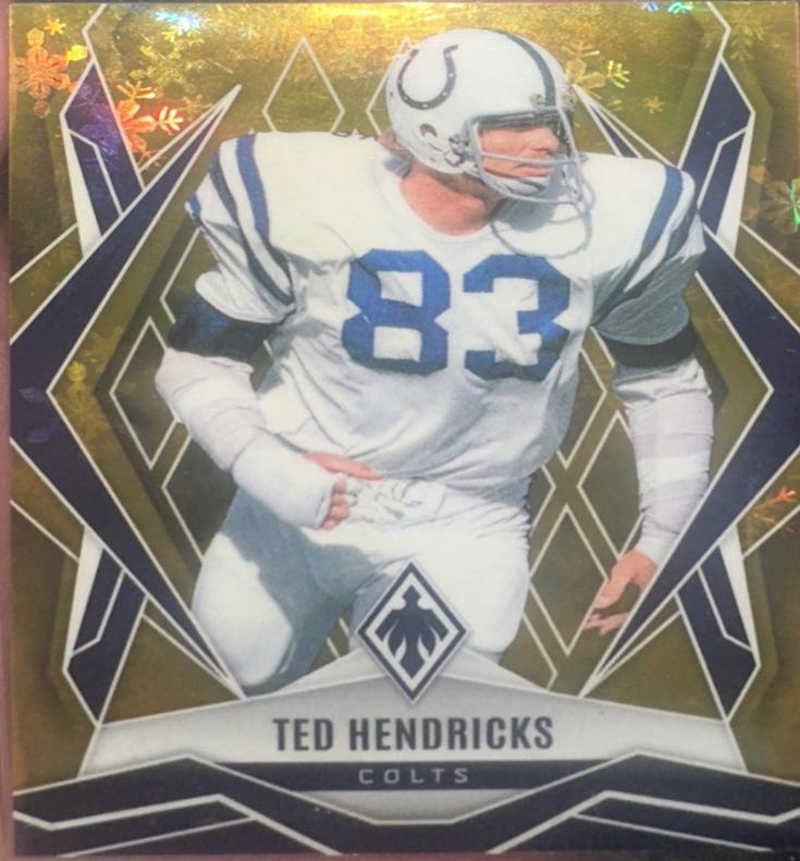 Ted Hendricks [Gold Seismic] #88 Prices | 2025 Panini Phoenix ...
