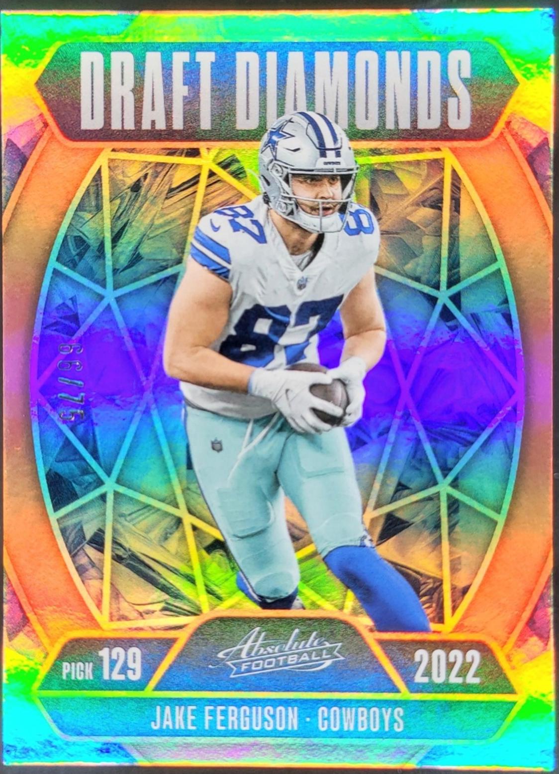 Jake Ferguson [Spectrum Orange] #13 Prices | 2025 Panini Absolute Draft ...