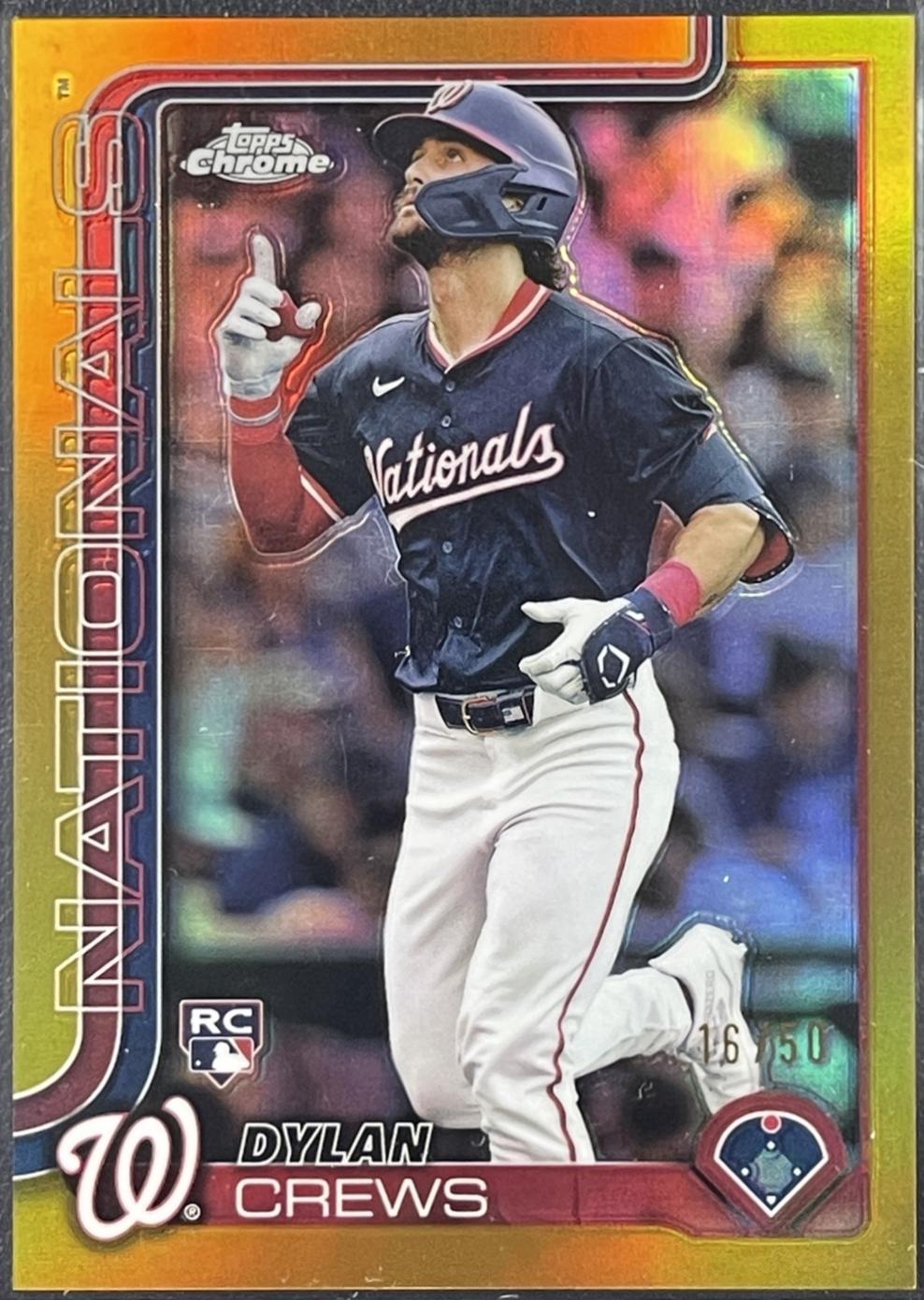 Dylan Crews [Gold Sapphire] #146 Prices | 2025 Topps Chrome | Baseball ...