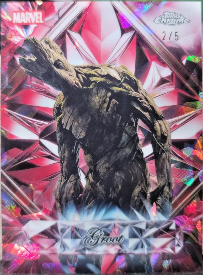 Groot [Red] #SS-6 Prices | Marvel 2025 Topps Chrome Studios Sapphire ...
