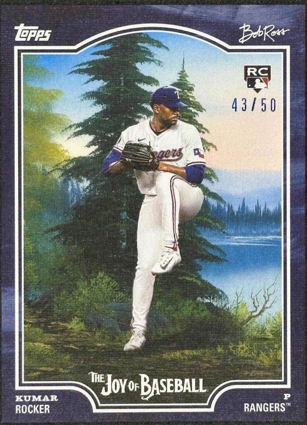 Kumar Rocker [Prussian Blue] #85 Prices | 2025 Topps X Bob Ross ...