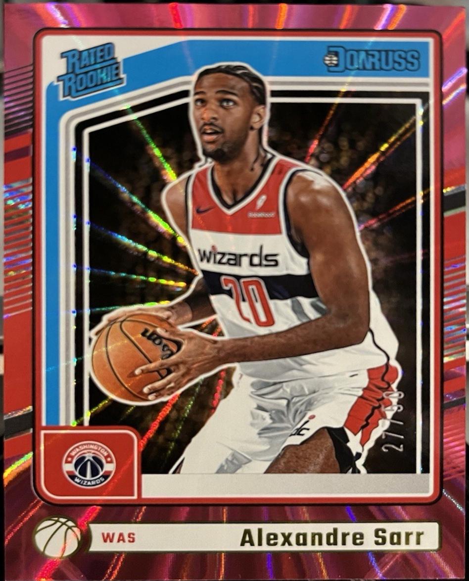 Alexandre Sarr [Holo Pink Laser] #215 Prices | 2024 Panini Donruss ...