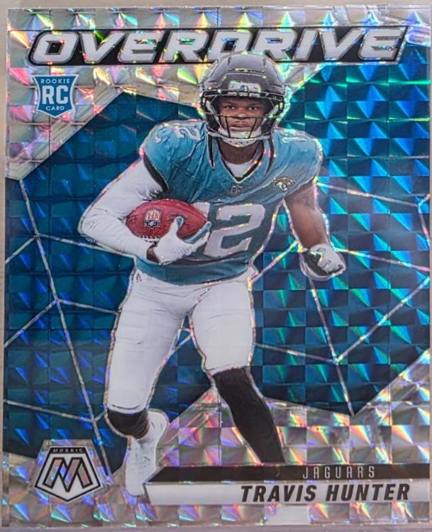 Travis Hunter [Mosaic Purple] #1 Prices | 2025 Panini Mosaic Overdrive ...