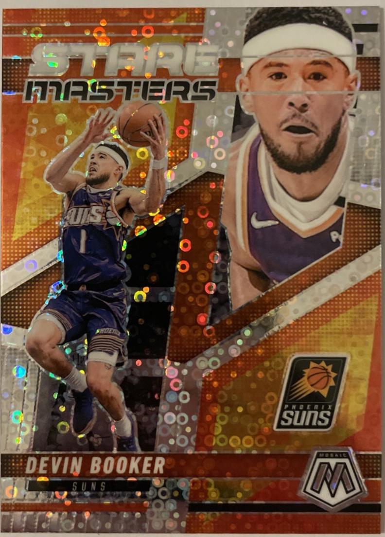 Devin Booker [Fast Break] #3 Prices | 2024 Panini Mosaic Stare Masters ...