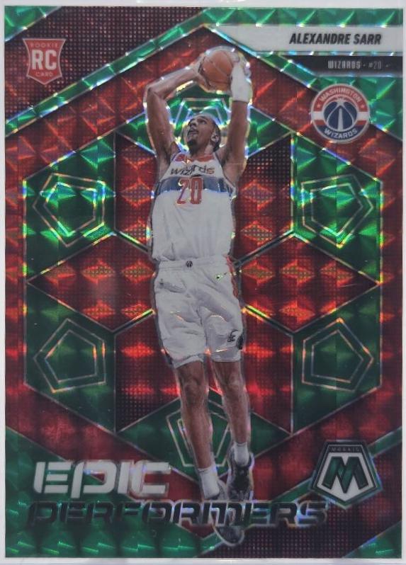 Alexandre Sarr [Green] #12 Prices | 2024 Panini Mosaic Epic Performers ...