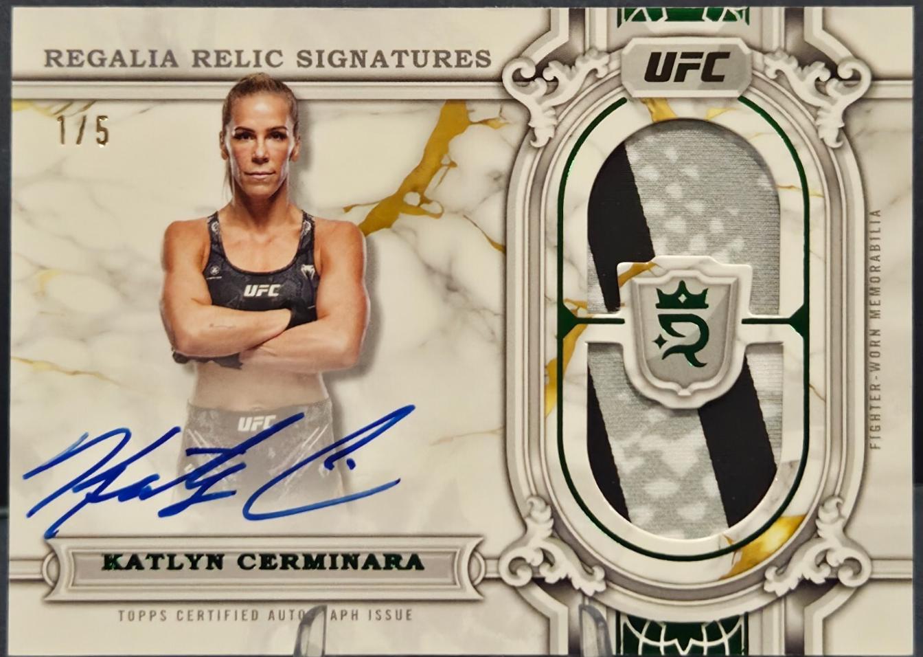 Katlyn Cerminara [Green] #RRS-KCA Prices | 2024 Topps Royalty UFC ...