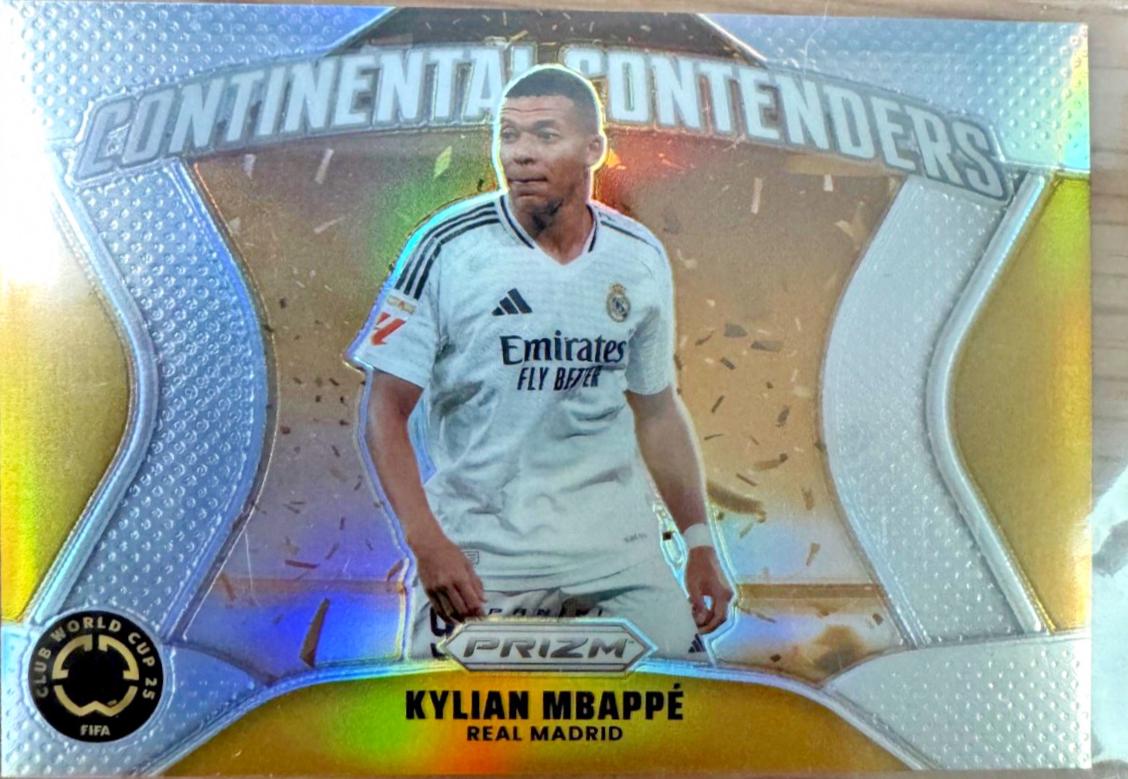 Kylian Mbappe [Silver] #24 Prices | 2025 Panini Prizm FIFA Continental ...