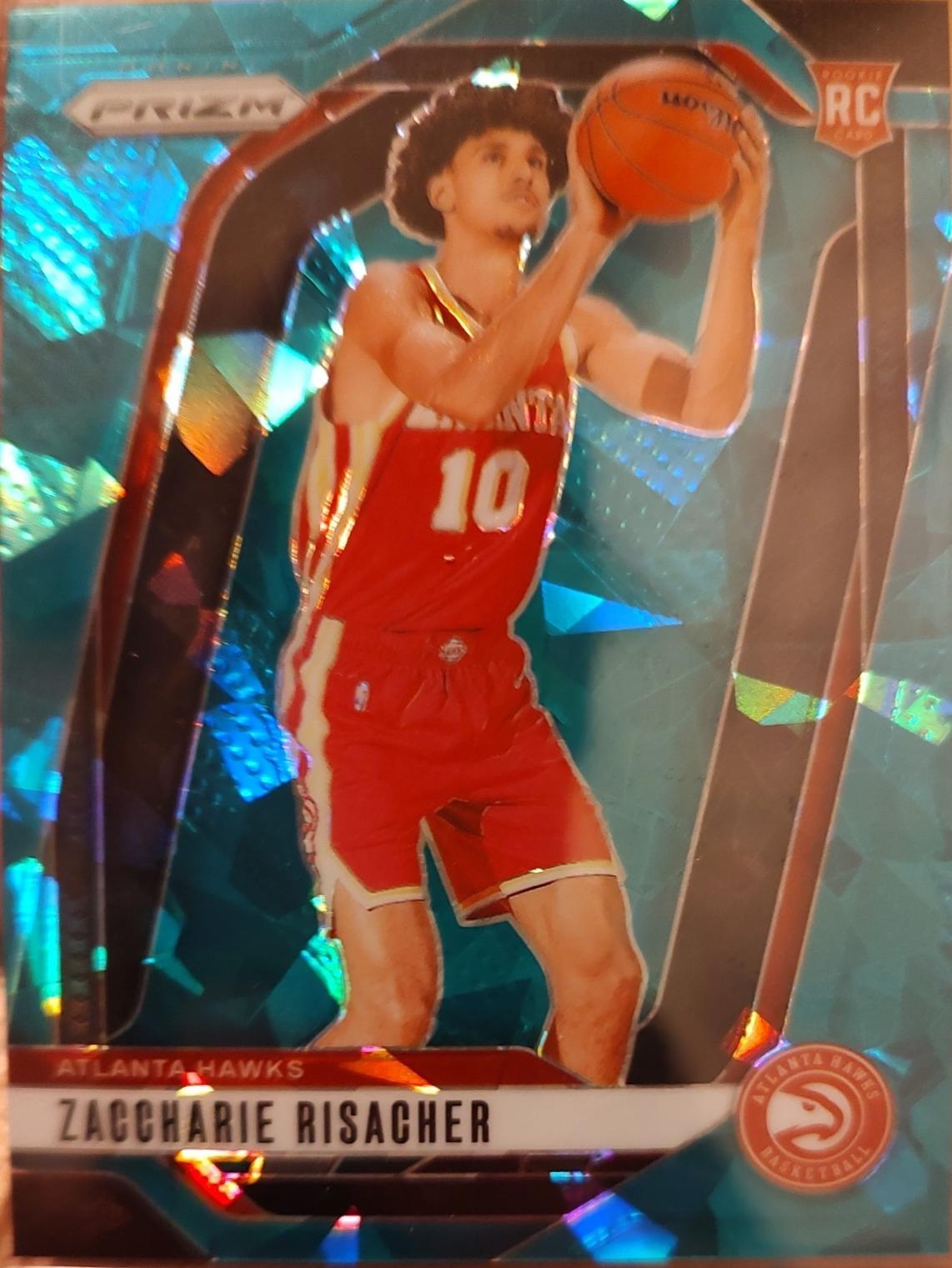 Zaccharie Risacher [Teal Ice] #265 Prices | 2024 Panini Prizm ...