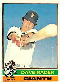 Dave Rader #54 Prices | 1976 Topps | Baseball Cards