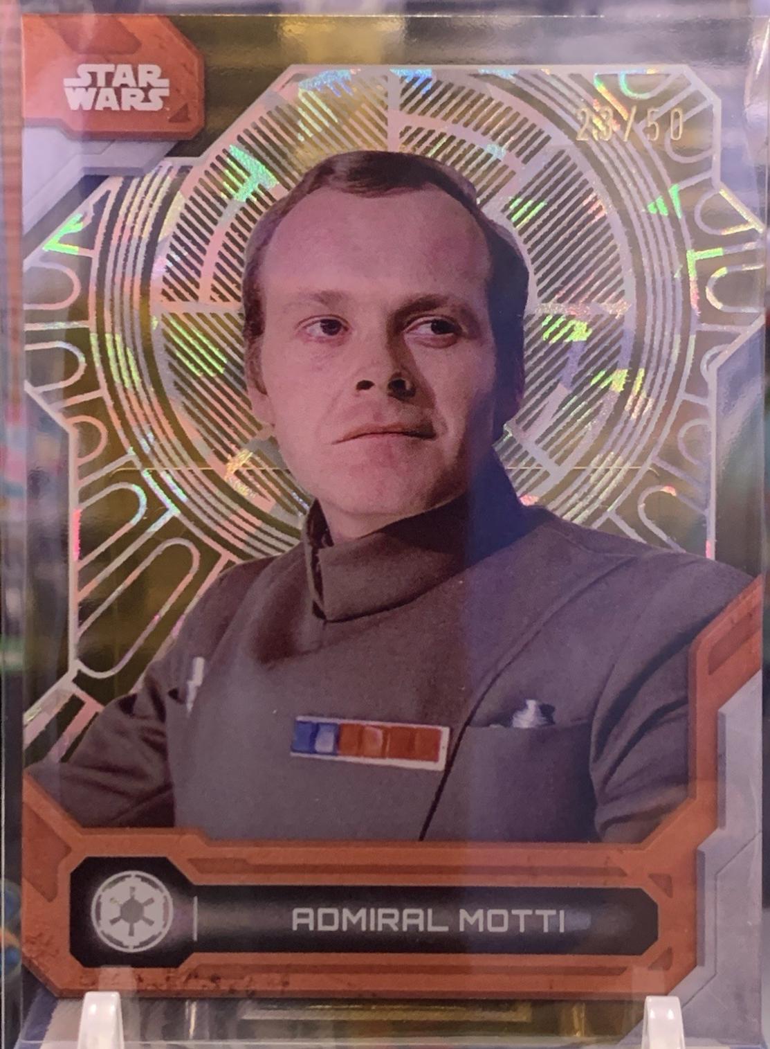 Admiral Motti [Throne Room Gold] #3 Prices | Star Wars 2024 Topps High ...