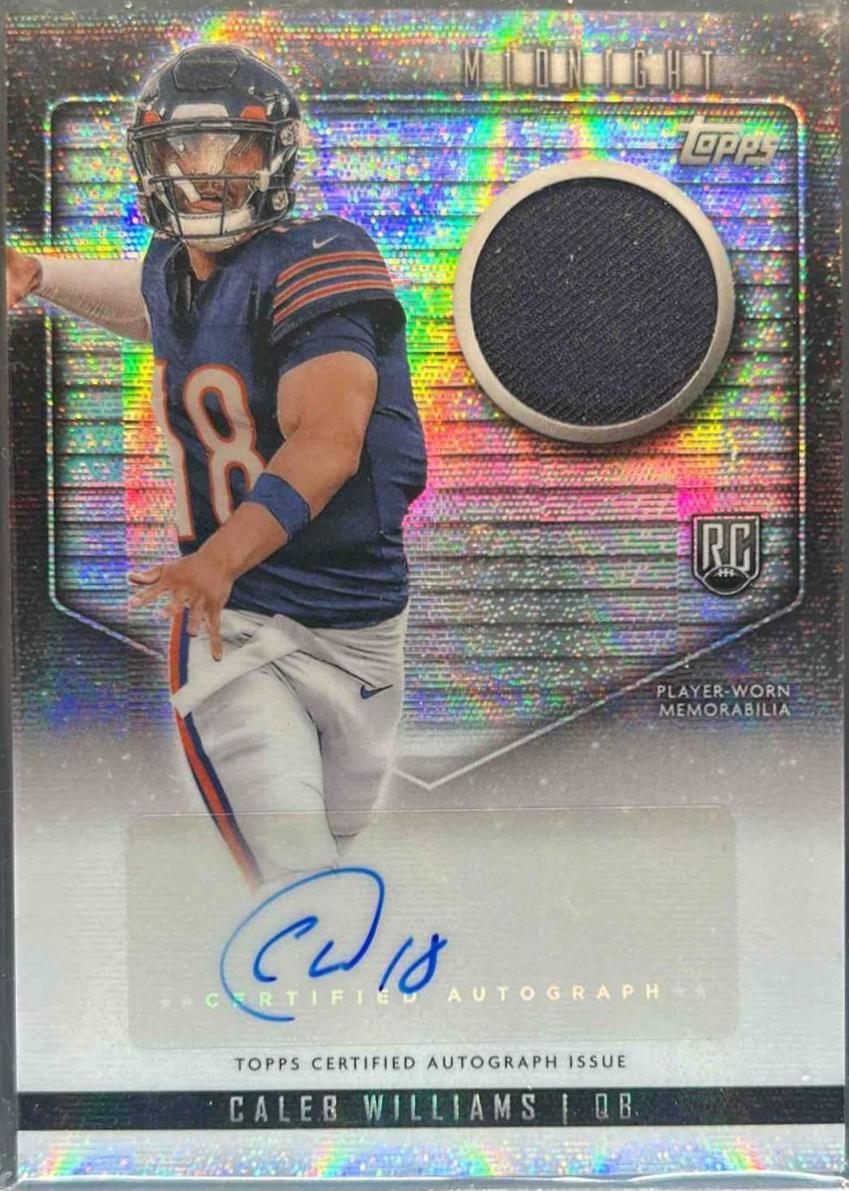 Caleb Williams [Moon Beam] #RJA-CW Prices | 2024 Topps Midnight Rookie ...