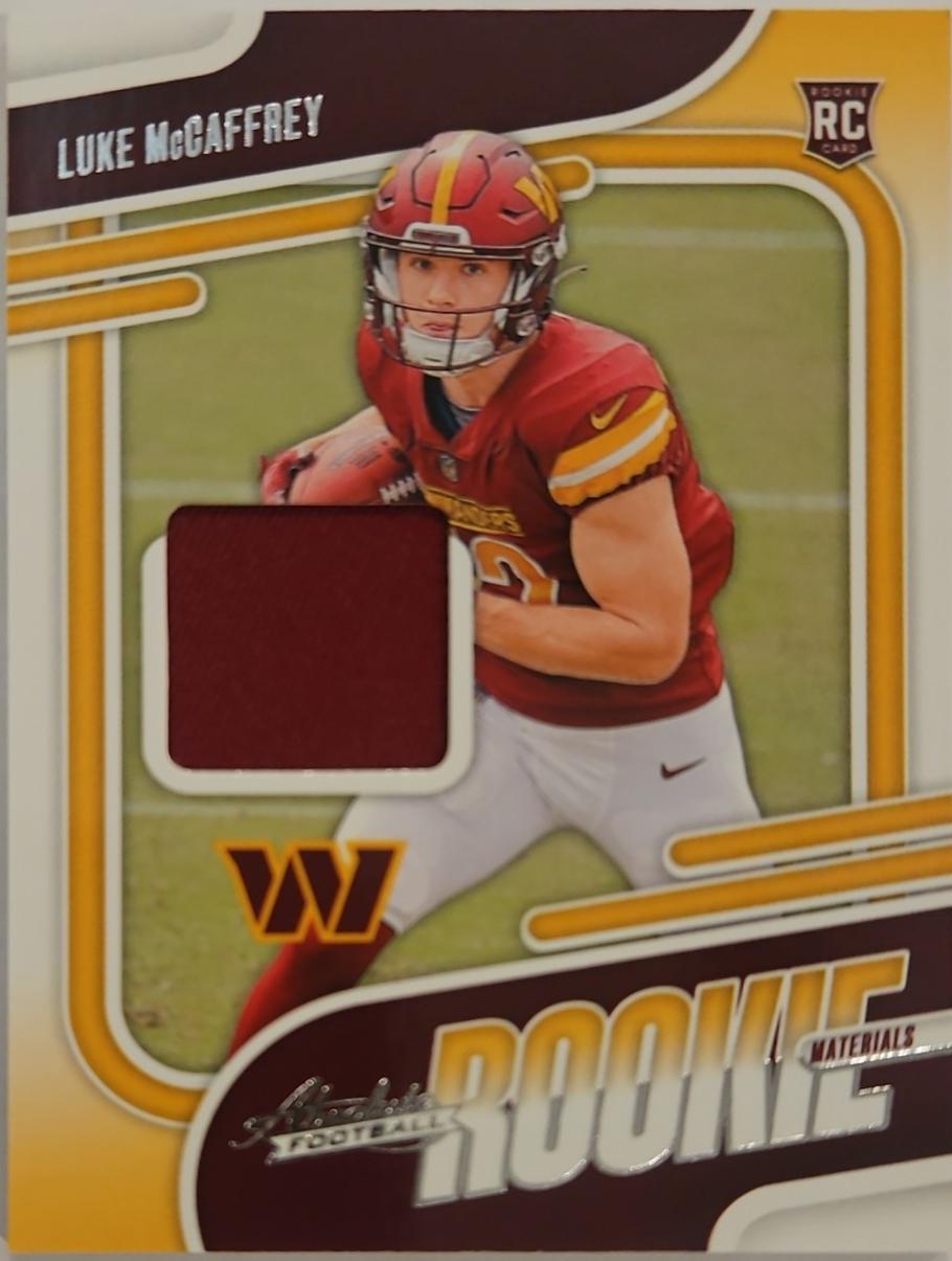 Luke McCaffrey [Red Plaid] #T-LMY Prices | 2024 Panini Rookies & Stars ...