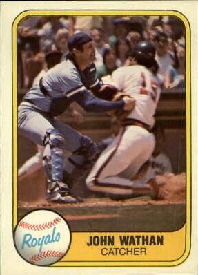 John Wathan #46 Prices | 1981 Fleer | Baseball Cards