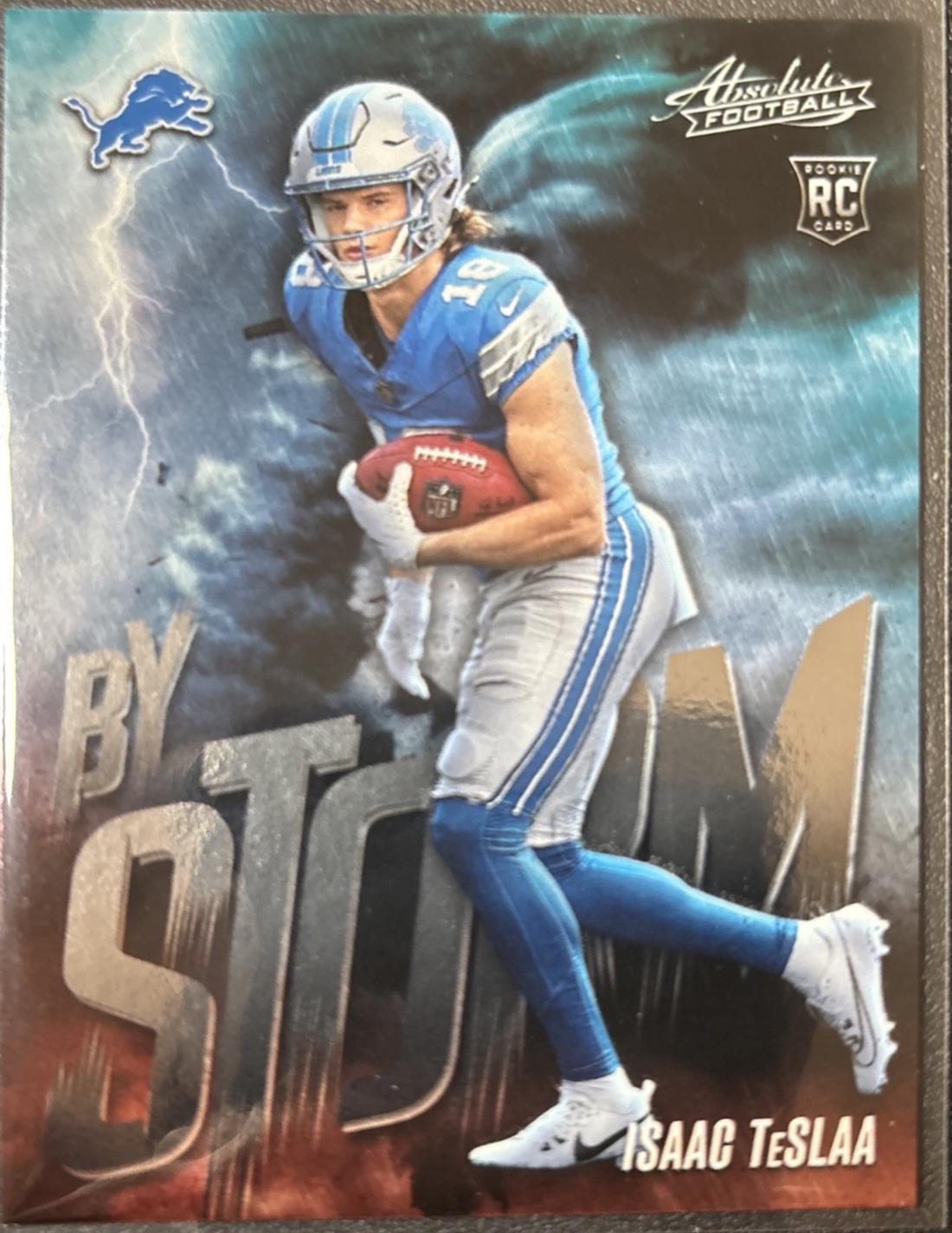 Isaac TeSlaa #5 Prices | 2025 Panini Absolute By Storm | Football Cards