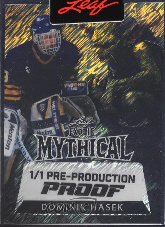 Dominik Hasek [Goblin Diagonal Shimmer] #EM-DH2 Prices | 2024 Leaf ...