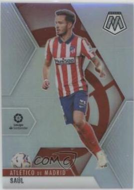 Saul [Silver] #98 Prices | 2020 Panini Mosaic La Liga | Soccer Cards