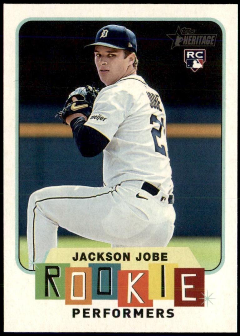 Jackson Jobe #RP-14 Prices | 2025 Topps Heritage High Number Rookie ...