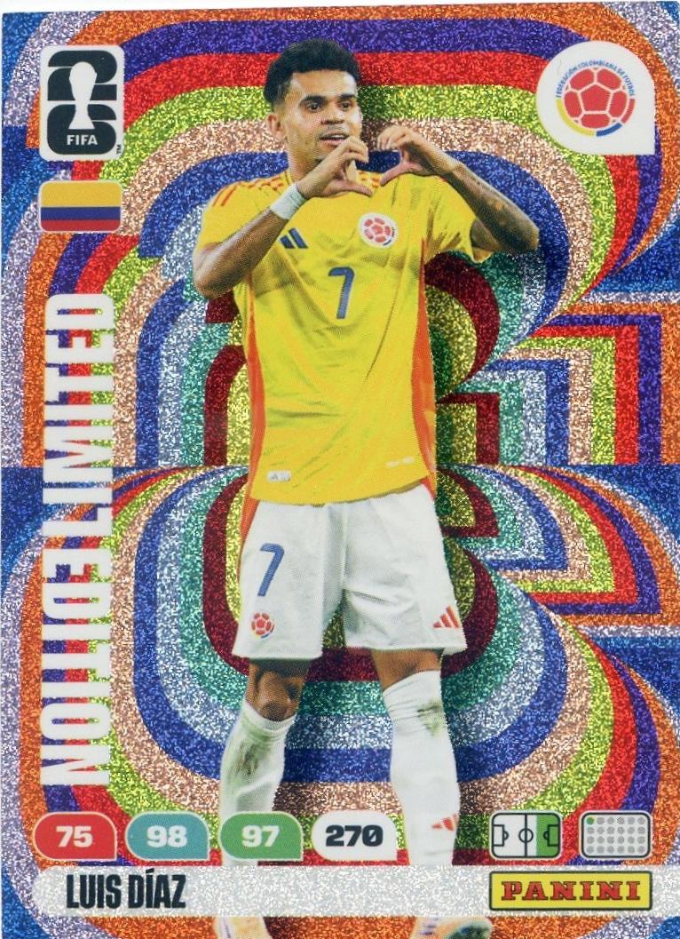 Preços de Luis Diaz | 2026 Panini Adrenalyn XL FIFA World Cup Limited ...