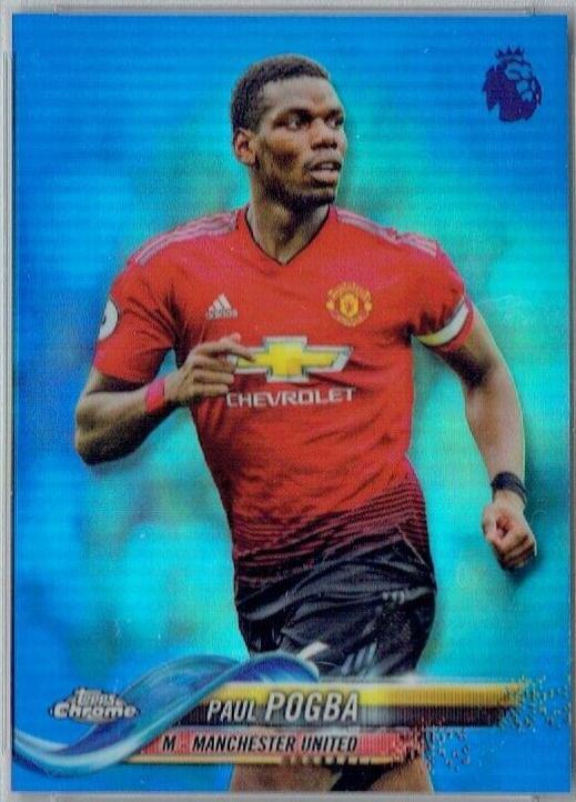 Paul Pogba [Blue Refractor] #46 Prices | 2018 Topps Chrome Premier ...