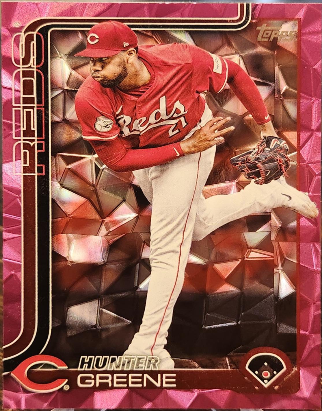 Hunter Greene [Pink Diamante Foil] #216 Prices | 2025 Topps | Baseball ...