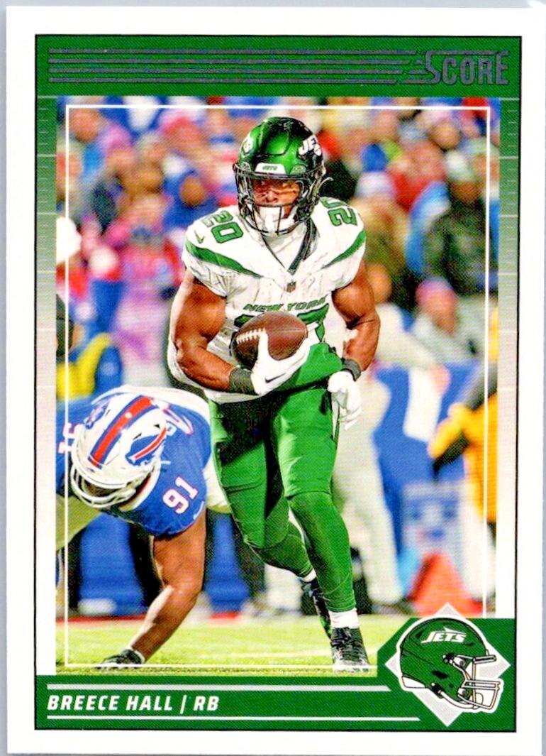 Breece Hall #218 Prices | 2024 Panini Score | Football Cards