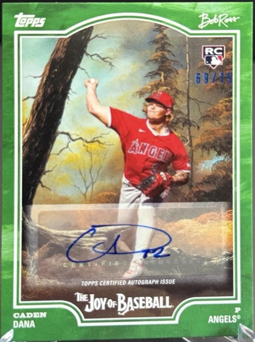 Caden Dana [Sap Green] #93 Prices | 2025 Topps X Bob Ross Autograph ...