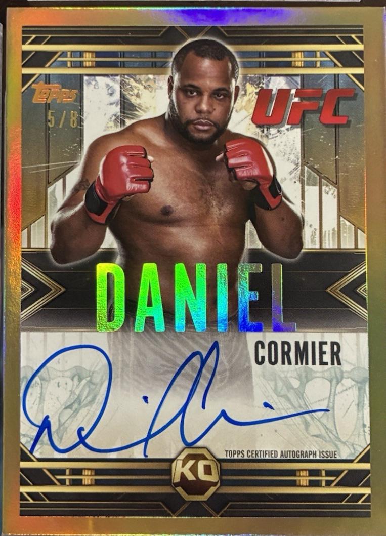 Daniel Cormier [Gold] #TB-DC Prices | 2025 Topps Knockout UFC 2012 ...