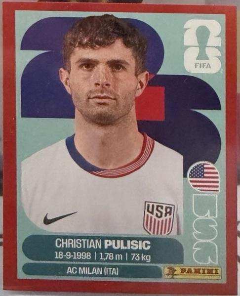 Christian Pulisic [Red] #USA16 Prices | 2026 Panini FIFA World Cup ...