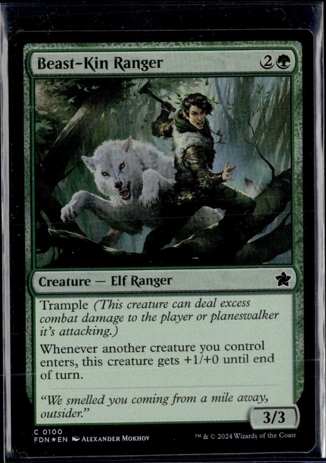 Beast-Kin Ranger [Foil] #100 Prices | Magic Foundations | Magic Cards