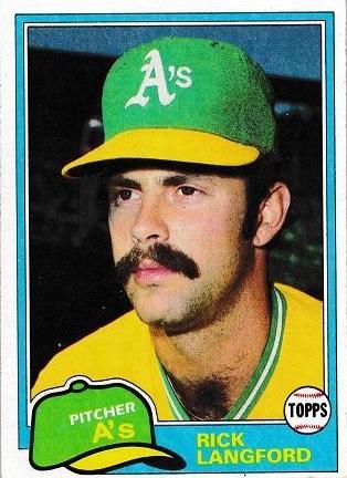Rick Langford #154 Prices | 1981 Topps | Baseball Cards