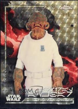 Admiral Ackbar [Superfractor Aurebesh Variation] #AV-121 Prices | Star ...