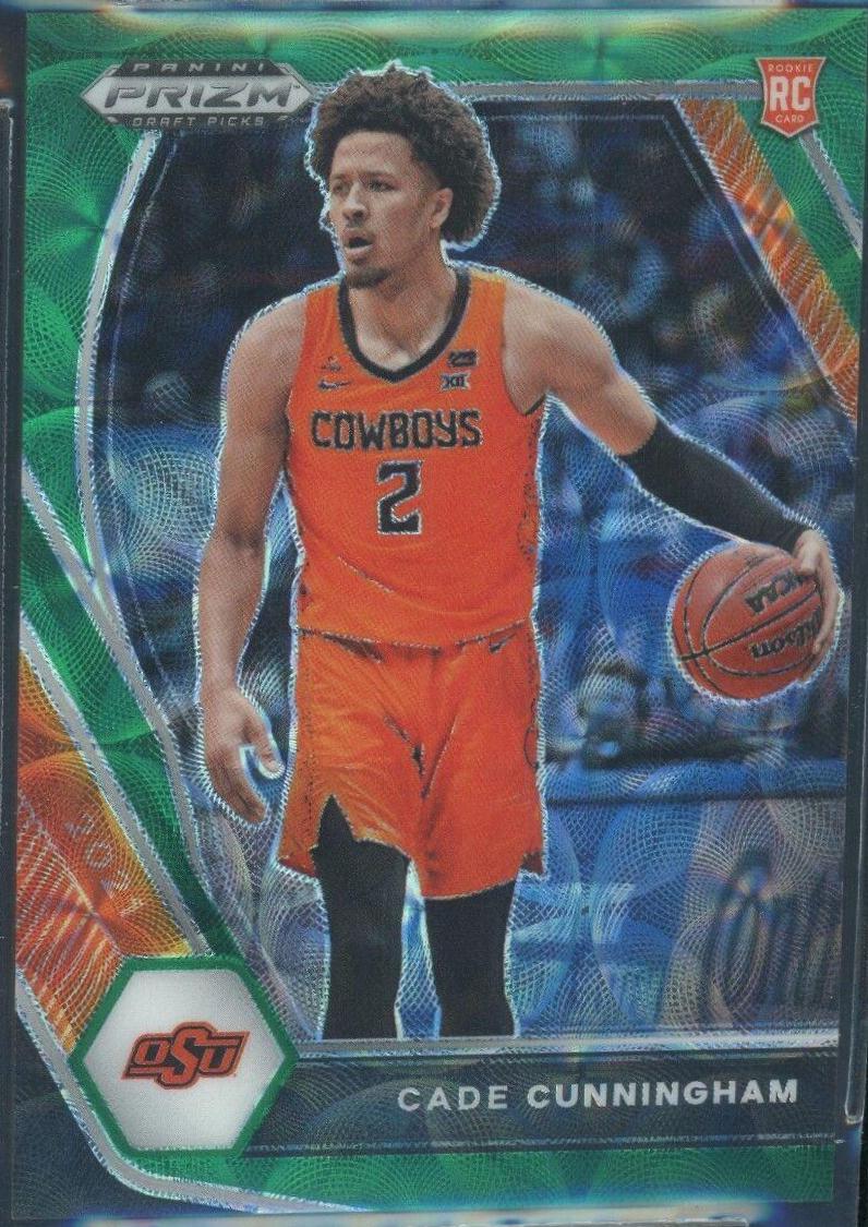 Cade Cunningham [Choice Green Prizm] #1 Prices | 2021 Panini Prizm ...
